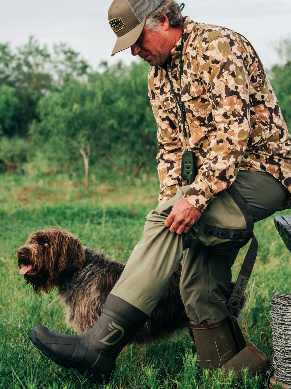 Men's Hip Waders - Moss/Raven