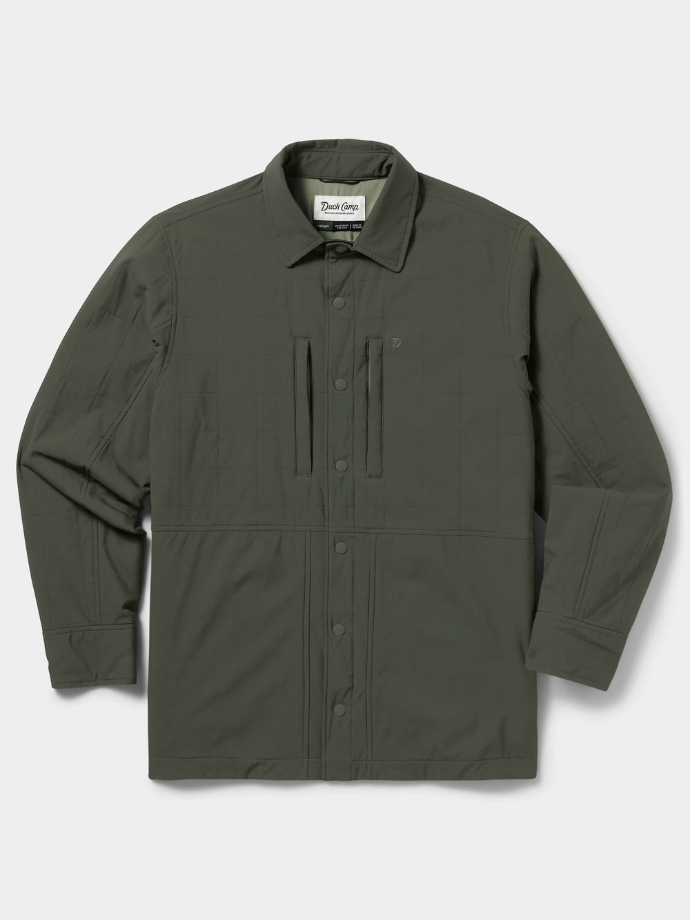 Men's Airflow Insulated Lightweight Shacket - Raven