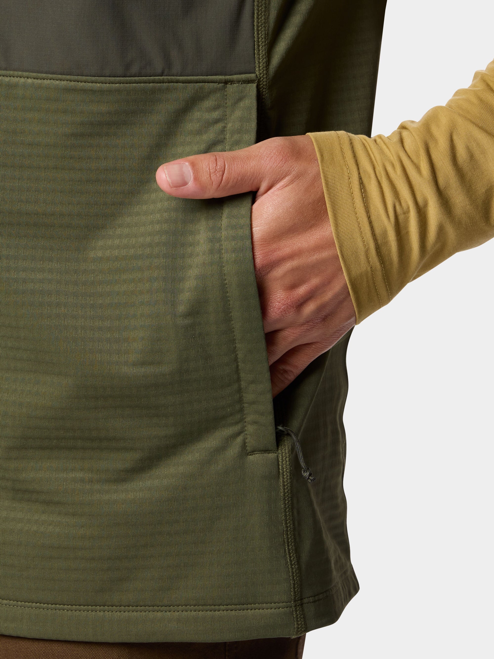 Men's Lightweight Grid Tech Vest - Moss/Raven